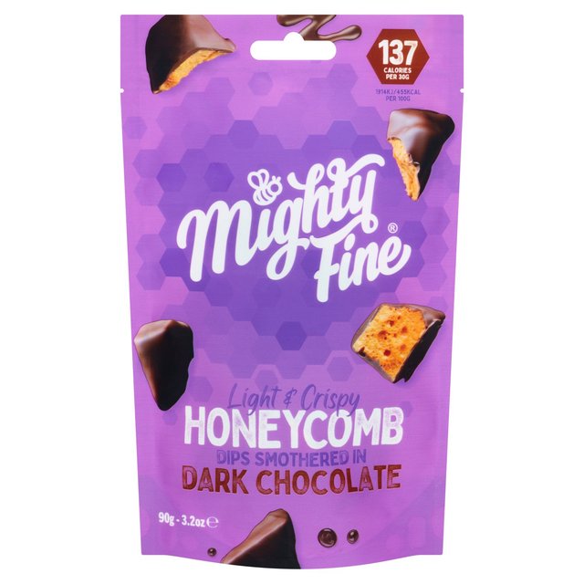 Mighty Fine Dark Chocolate Honeycomb Dips 90g — Nuline Traders