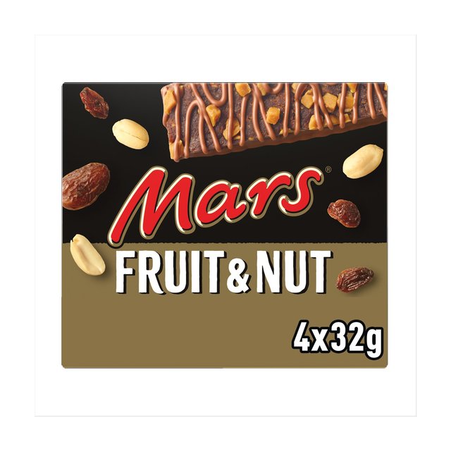 Mars Triple Treat Fruit & Nut Milk Chocolate Snack Bars Multipack 128g ...