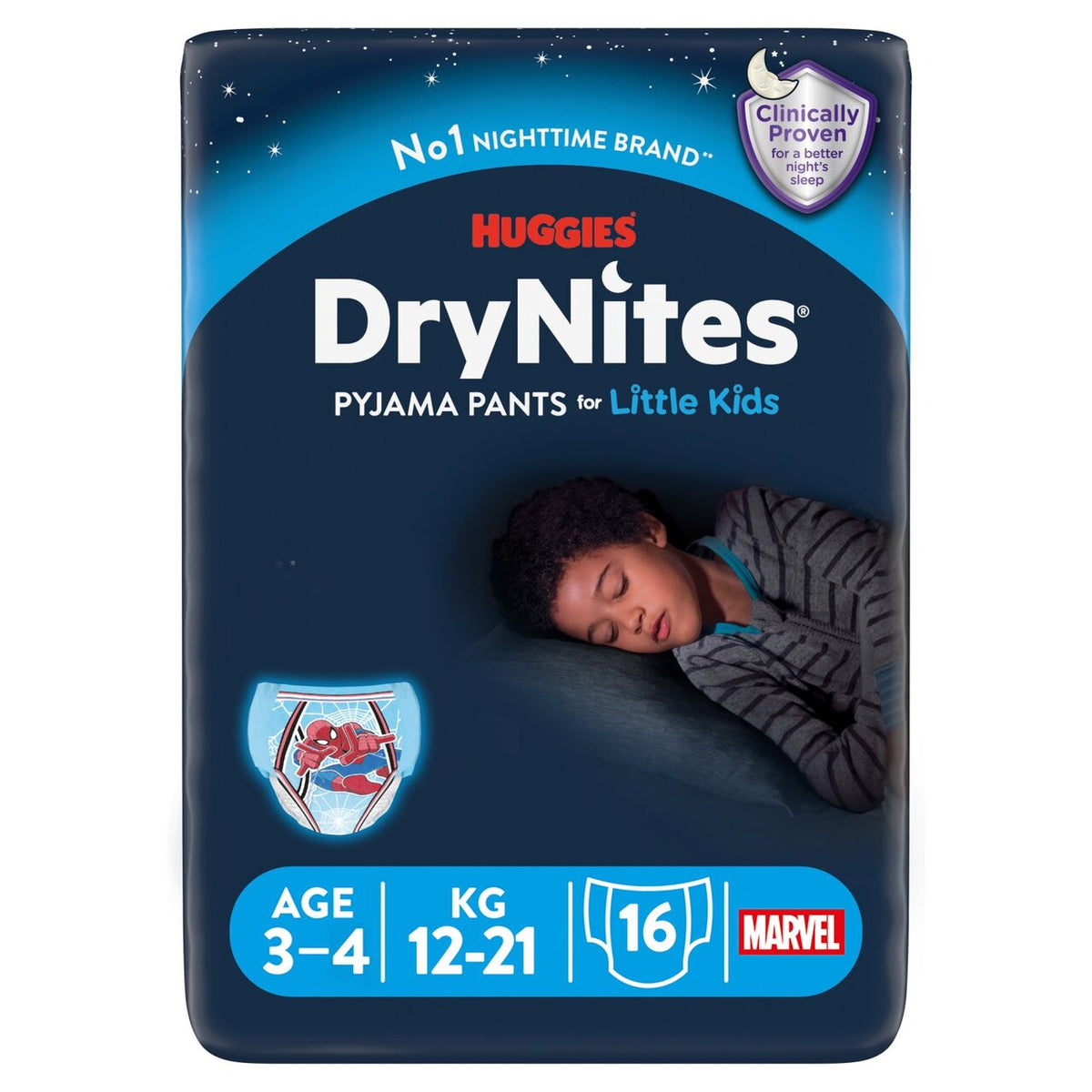 DryNites 3-4 yrs Boy Jumbo Pack 16 per pack — Nuline Traders