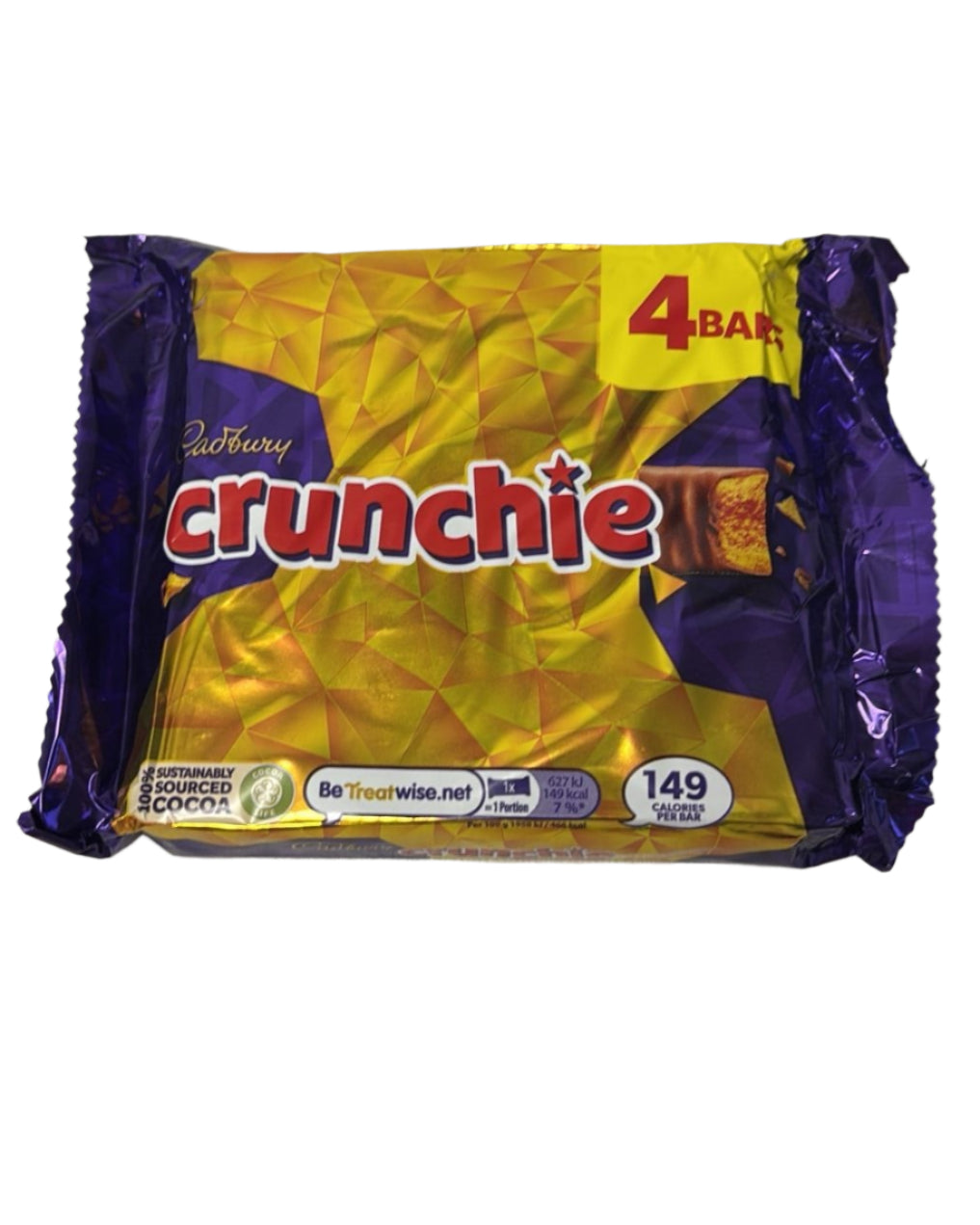 Cadbury Crunchie Chocolate Bar Multipack 4 x 32g — Nuline Traders